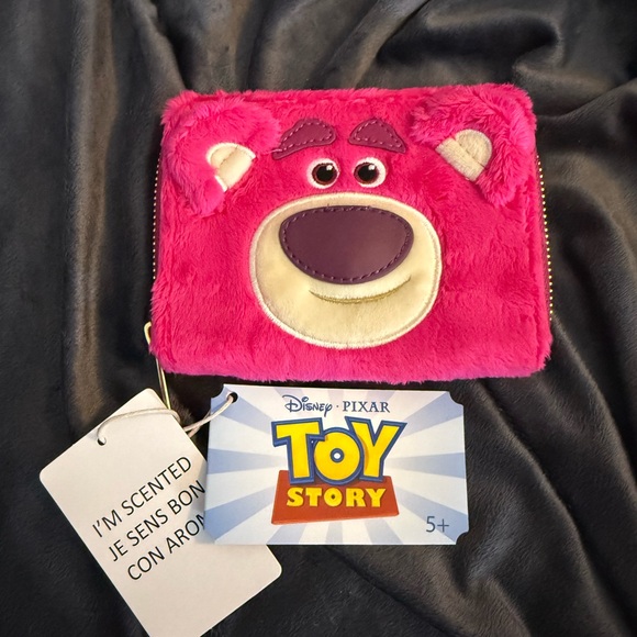 Loungefly | Bags | Toy Story Pink Lotso Plush Wallet | Poshmark